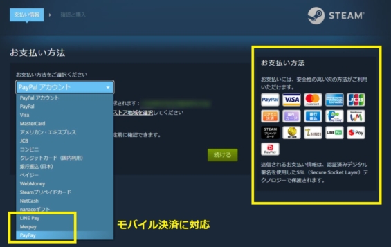 Steamの支払い方法すべて（PayPayなど）を徹底解説…おすすめの支払い方法とは？ | Steamおすすめサマリー